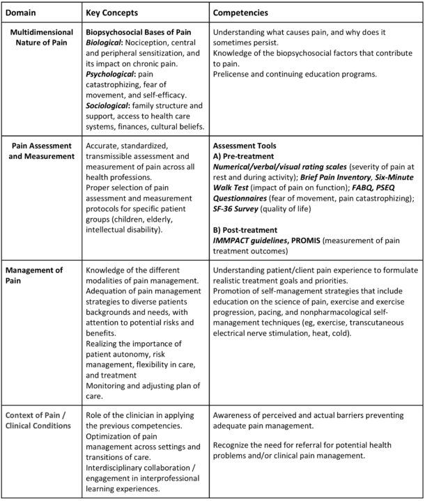 Pain Education for Physical Therapists - Education Guide